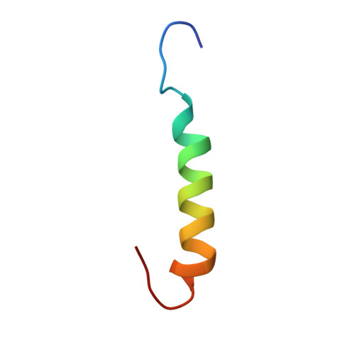 RCSB PDB - 1JDM: NMR Structure of Sarcolipin