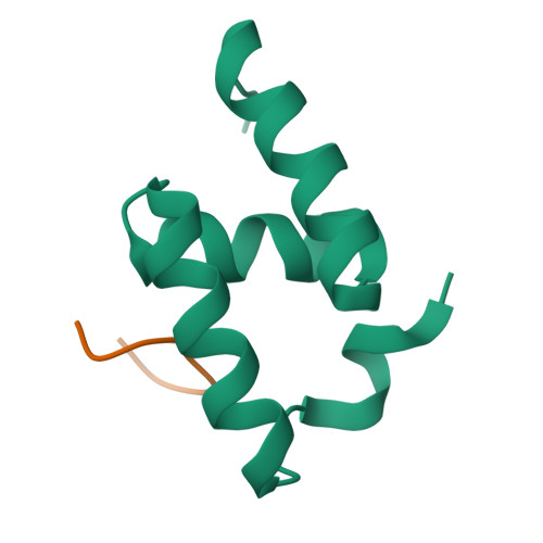 RCSB PDB - 1OAI: Complex between Tap UBA domain and FxFG nucleoporin ...