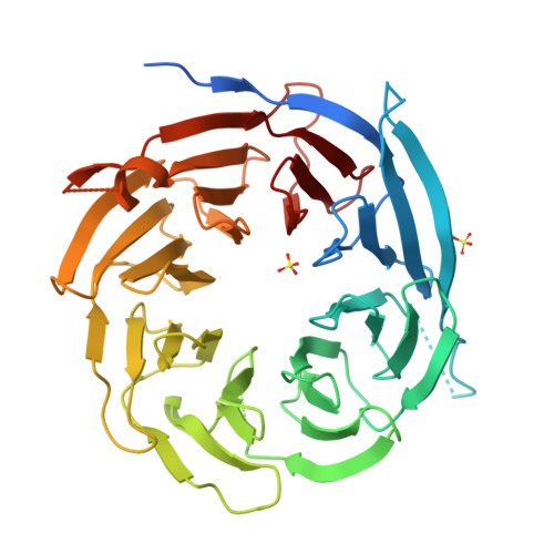 RCSB PDB - 1R5M: Crystal Structure Of The C-Terminal WD40 Domain Of Sif2