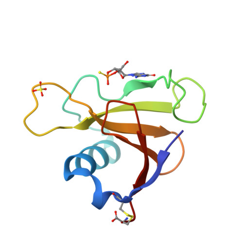 RCSB PDB - 1RSN: RIBONUCLEASE (RNASE SA) (E.C.3.1.4.8) COMPLEXED WITH ...