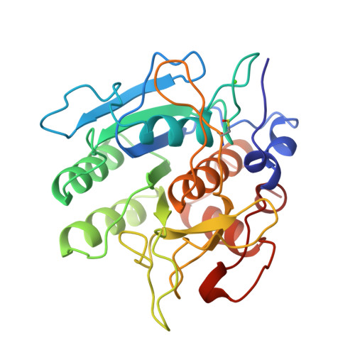 RCSB PDB - 1SBI: SUBTILISIN BPN' 8397 (E.C. 3.4.21.14) MUTANT (M50F ...