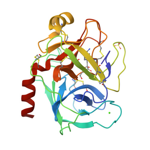 RCSB PDB - 1TPP: THE GEOMETRY OF THE REACTIVE SITE AND OF THE PEPTIDE ...