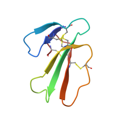 RCSB PDB - 1ZAD: Structure of cytotoxin I (CTI) from Naja Oxiana in ...