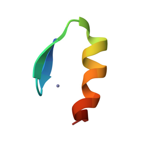 RCSB PDB - 1ZNF: THREE-DIMENSIONAL SOLUTION STRUCTURE OF A SINGLE ZINC ...