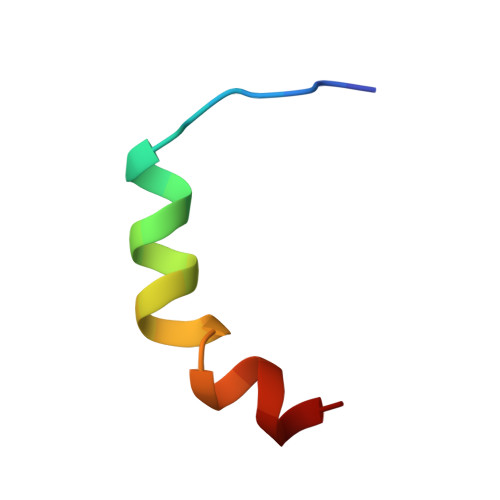 RCSB PDB - 2AMN: Solution structure of Fowlicidin-1, a novel ...