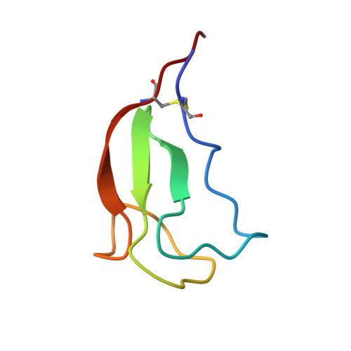 RCSB PDB - 2D49: Solution structure of the Chitin-Binding Domain of ...