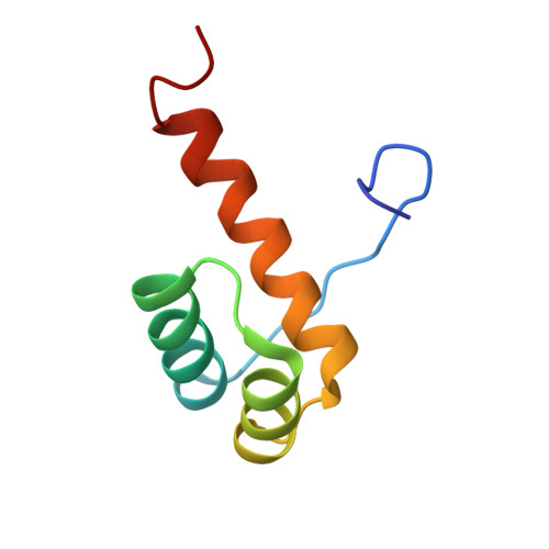 RCSB PDB - 2DMU: Solution structure of the homeobox domain of Homeobox ...