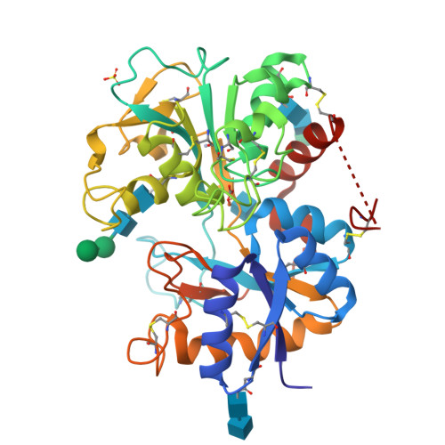 RCSB PDB - 2DWH: Crystal structure of N-acetylglucosamine complex of ...