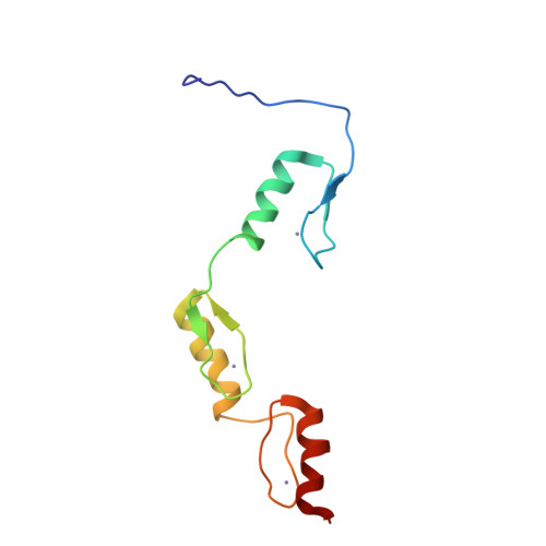 RCSB PDB - 2EBT: Solution structure of three tandem repeats of zf-C2H2 ...