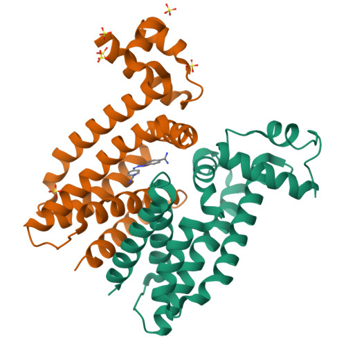 RCSB PDB - 2GBY: Structure of QacR Multidrug Transcriptional Regulator ...
