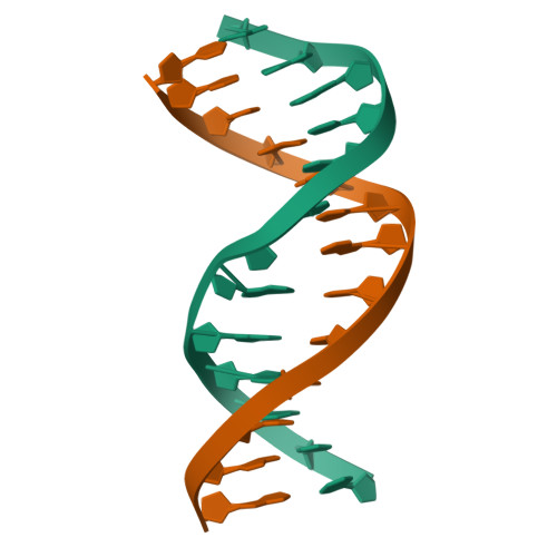 RCSB PDB - 2HOU: Structure ensembles of duplex DNA containing a 4 ...