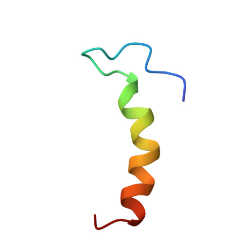 RCSB PDB - 2N92: Solution structure of cecropin P1 with LPS