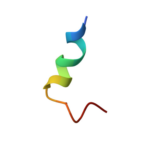 RCSB PDB - 2ND7: Structure of DK17 in POPC:POPG:Cholesterol:GM1 LUVS