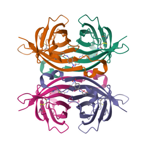 RCSB PDB - 2OF8: Crystal structure of AVR4 (D39A/C122S)-BNA complex
