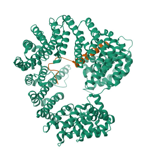RCSB PDB - 2Q5D: Crystal Structure of Human Importin Beta bound to the ...