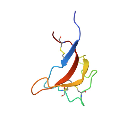 RCSB PDB - 2RUP: Solution structure of rat P2X4 receptor head domain