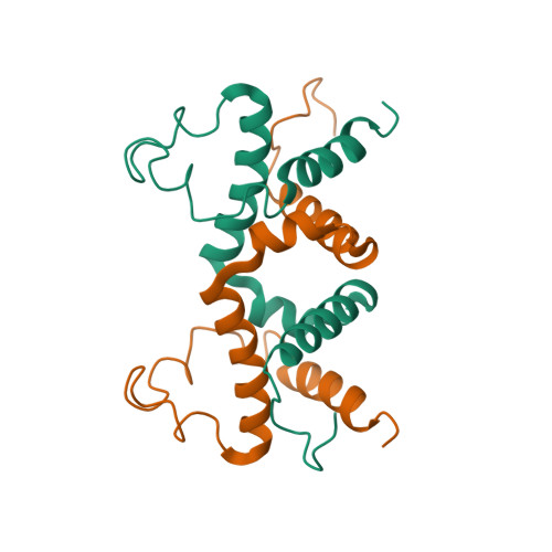 RCSB PDB - 2XDI: Tryptophan repressor with L75F mutation in its apo ...