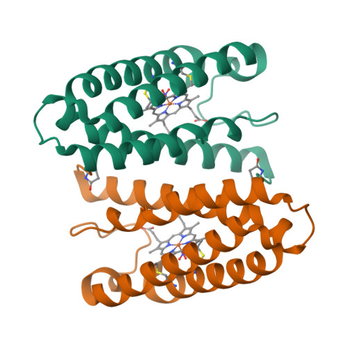 RCSB PDB - 2XLW: Cytochrome c prime from Alcaligenes xylosoxidans ...