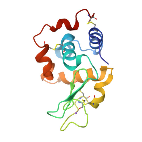 RCSB PDB - 2ZIJ: Crystal Structure of Human Lysozyme Expressed in E. coli.