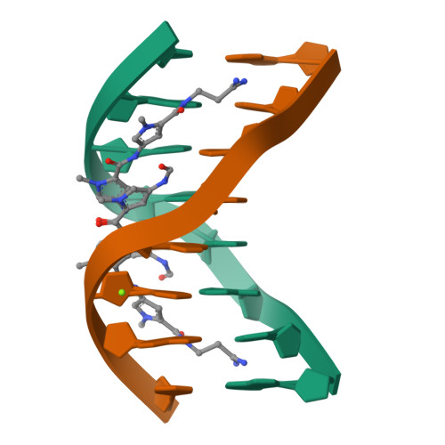 RCSB PDB - 305D: SIDE-BY-SIDE BINDING OF DISTAMYCIN MOLECULES TO D ...