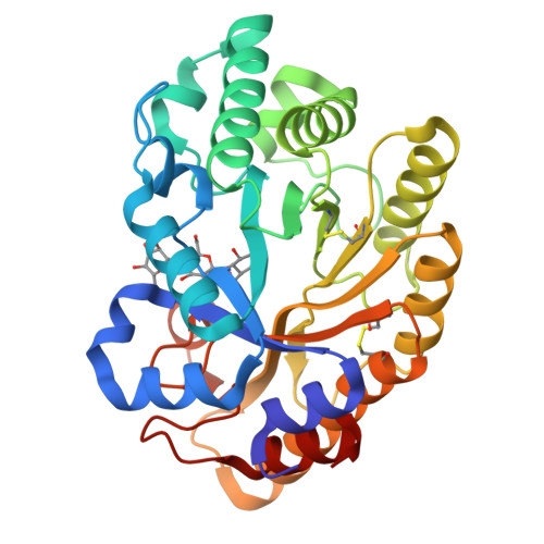 RCSB PDB - 3CUH: Cellulomonas fimi Xylanase/Cellulase Cex (Cf Xyn10A ...