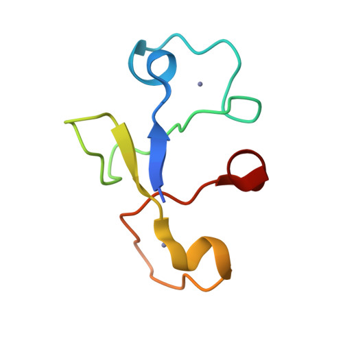 RCSB PDB - 3D2Q: Crystal structure of MBNL1 tandem zinc finger 3 and 4 ...