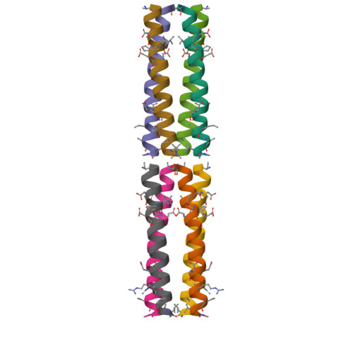 RCSB PDB - 3HET: Cyclic residues in alpha/beta-peptide helix bundles ...