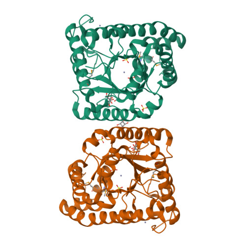 RCSB PDB - 3KAO: Crystal structure of tagatose 1,6-diphosphate aldolase ...