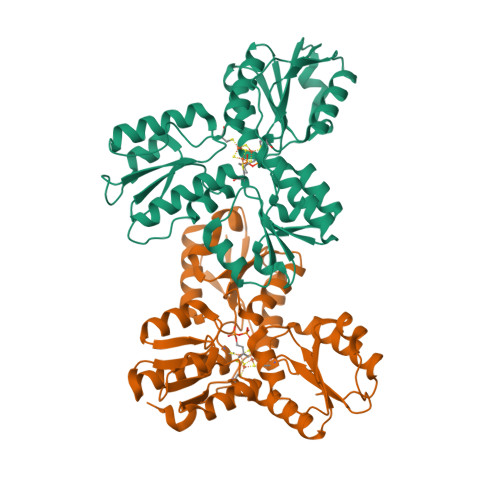 RCSB PDB - 3KEM: Crystal structure of IspH:IPP complex