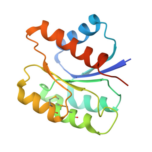 RCSB PDB - 3KHT: Crystal structure of response regulator from Hahella ...