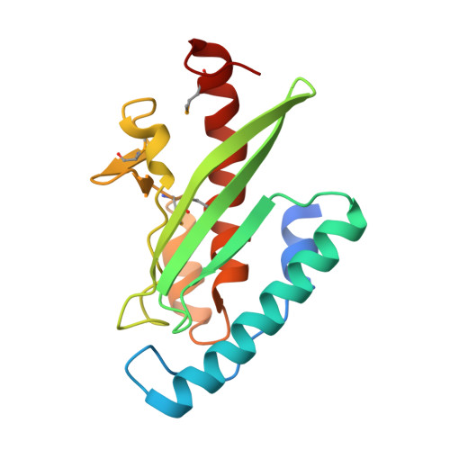 RCSB PDB - 3KPA: Ubiquitin fold modifier conjugating enzyme from ...