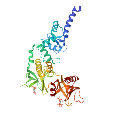 RCSB PDB - 3LJU: Crystal structure of full length centaurin alpha-1 ...