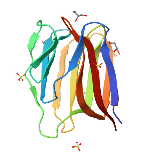 RCSB PDB - 3LKY: Monomeric Griffithsin with a Single Gly-Ser Insertion