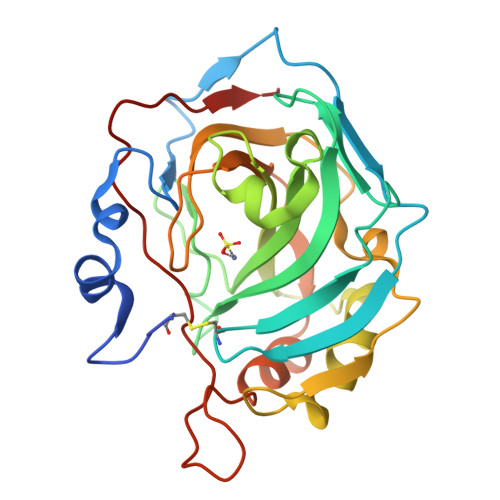 RCSB PDB - 3M1W: Carbonic Anhyrdase II mutant W5CH64C with closed ...