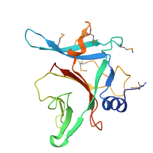 RCSB PDB - 3MFB: Crystal Structure of the S-type Pyocin domain of ...