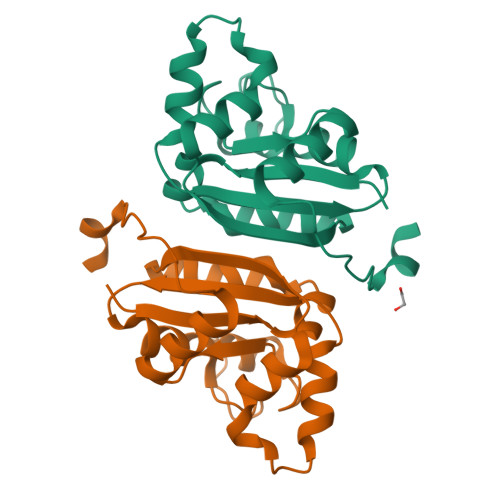 RCSB PDB - 3MPD: Crystal structure of nucleoside diphosphate kinase ...