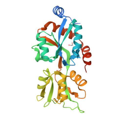 RCSB PDB - 3MPL: Crystal Structure of Bordetella pertussis BvgS VFT2 ...