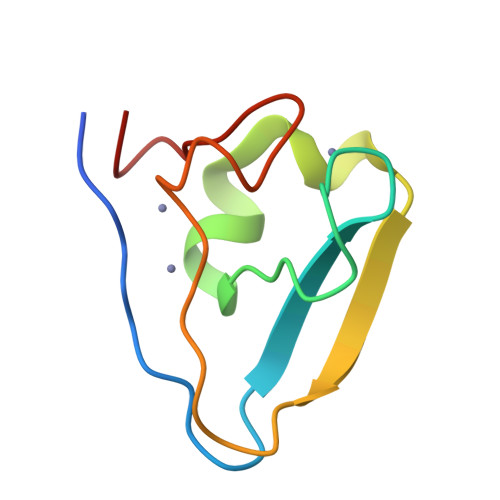 RCSB PDB - 3NY2: Structure of the ubr-box of UBR2 ubiquitin ligase