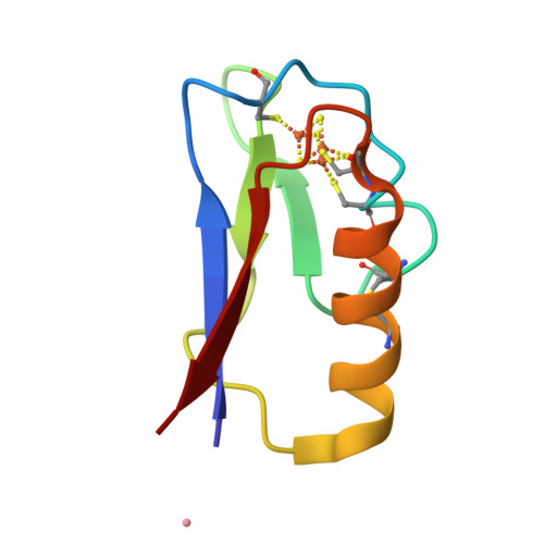 RCSB PDB - 3PNI: Crystal structure of D14C [3Fe-4S] Pyrococcus furiosus ...
