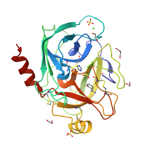 RCSB PDB - 3QK1: Crystal Structure of Enterokinase-like Trypsin Variant