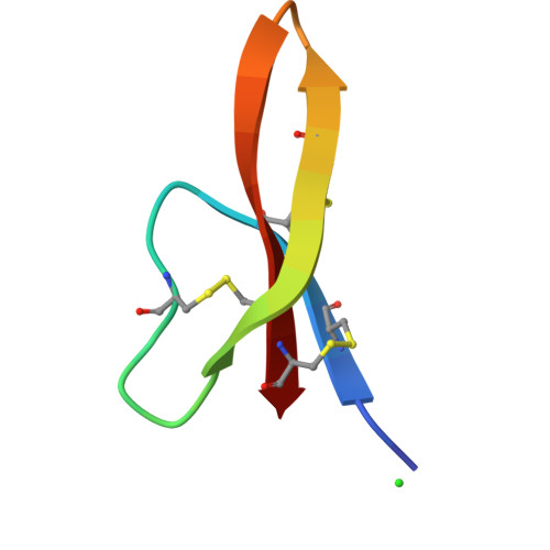 RCSB PDB - 3QTE: Crystal structure of human alpha-defensin 6 (H27W mutant)