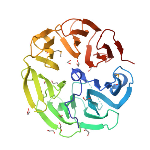 RCSB PDB - 3S25: Crystal structure of a 7-bladed beta-propeller-like ...