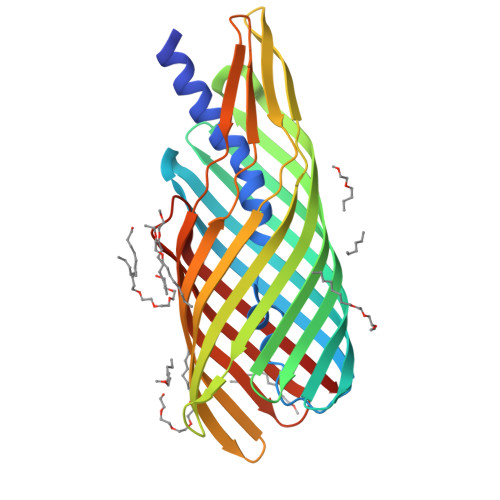 RCSB PDB - 3SLT: Pre-cleavage Structure of the Autotransporter EspP ...