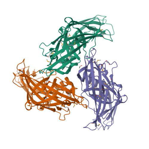 RCSB PDB - 3SOT: Crystal structure of a Multidomain protein including ...
