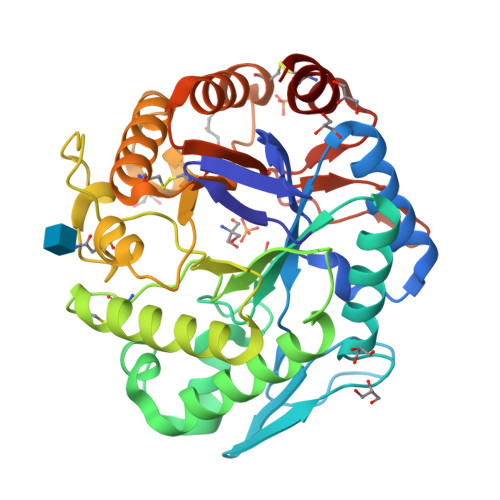 RCSB PDB - 3WFL: Crtstal structure of glycoside hydrolase family 5 beta ...