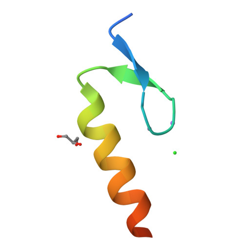 RCSB PDB - 3WUP: Crystal Structure of the Ubiquitin-Binding Zinc Finger ...