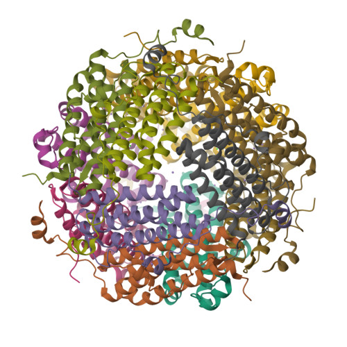 RCSB PDB - 4A25: X-ray structure Dps from Kineococcus radiotolerans in ...