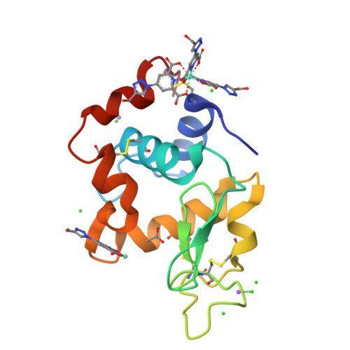 RCSB PDB - 4BAD: Hen egg-white lysozyme structure in complex with the ...