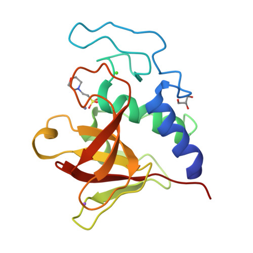 RCSB PDB - 4CSH: Native structure of the lytic CHAPK domain of the ...
