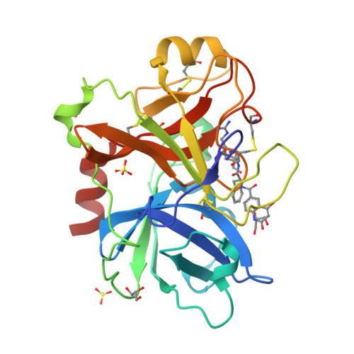 RCSB PDB - 4D76: Human FXIa in complex with small molecule inhibitors.